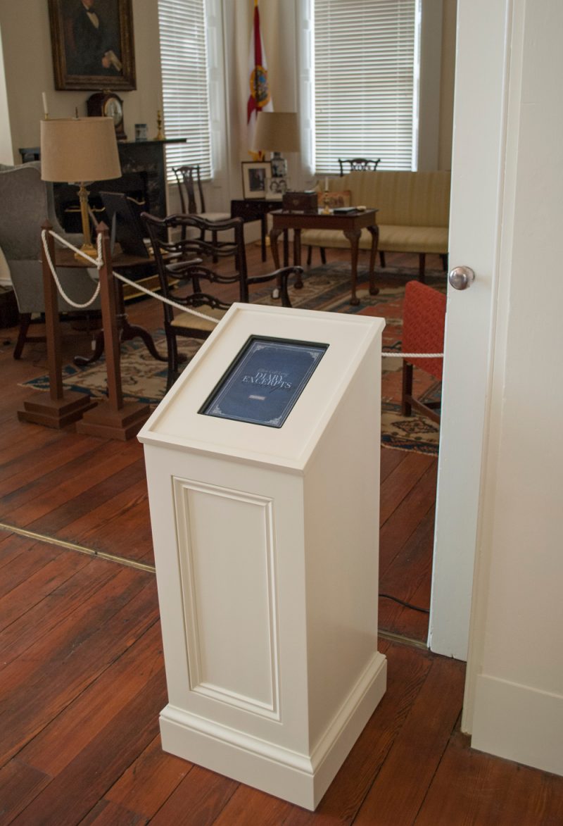 Examples of interactive museum exhibits, displays and installations