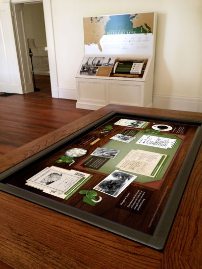 Examples of interactive museum exhibits, displays and installations